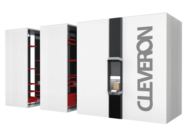 Expandable click and collect automation solution Cleveron 402 — Cleveron